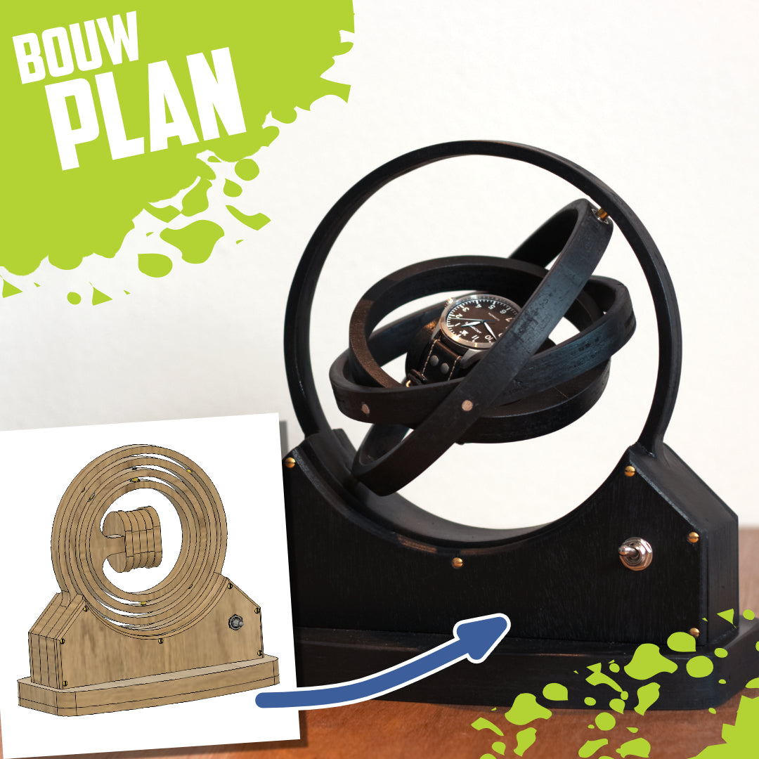 Gyro Watchwinder [Bouw plan] – The Practical Engineer